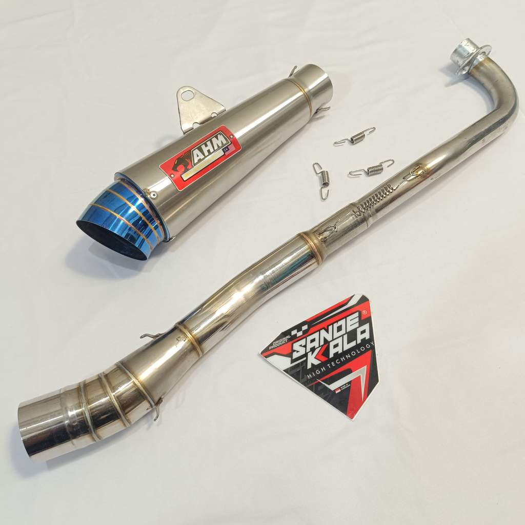 AHM RACING EXHAUST OPEN FOR EX5 DASH 110 125 WAVE 110 125 LC135 Y15ZR ...