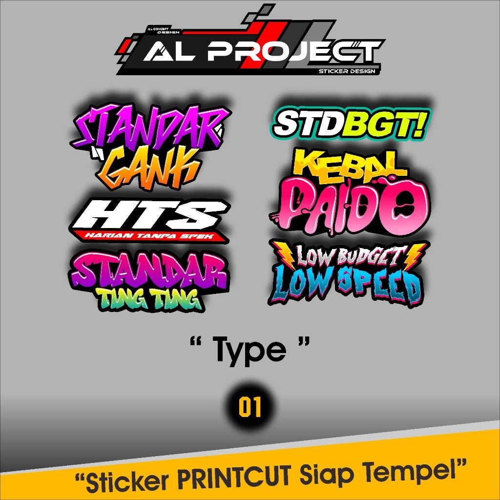 18 PCS Racing Stickers Sticker Pack Viral Words Standard Mechanical ...