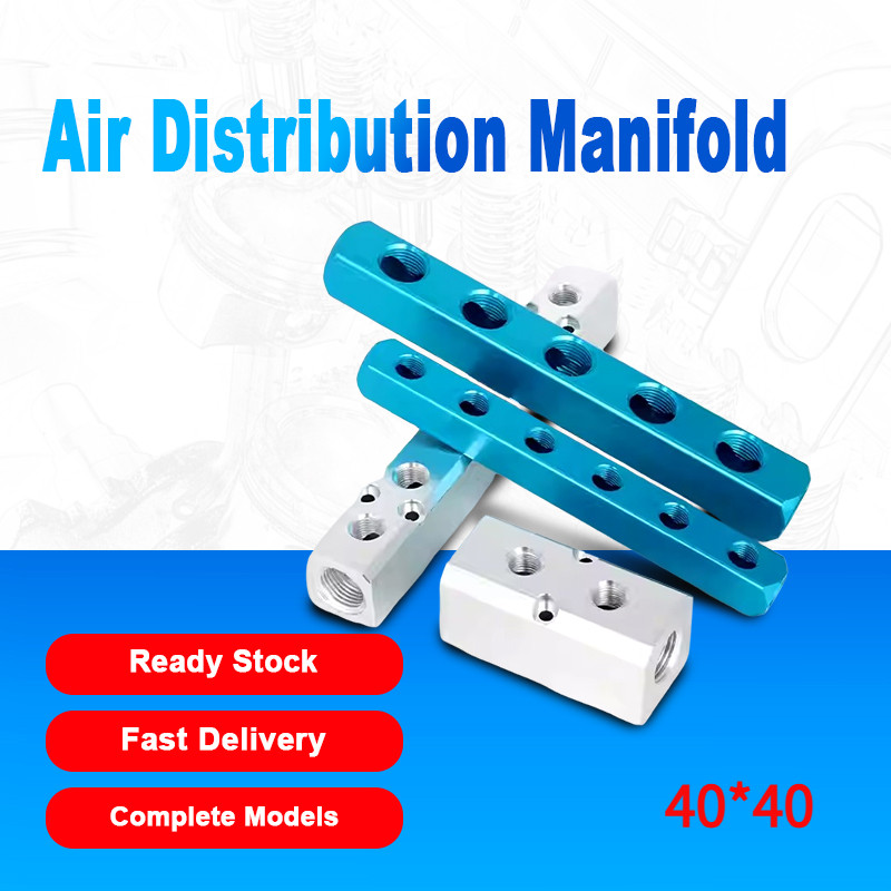 large traffic Aluminium Splitter 2 3 4 5 6 7 8 9 10 way Air Gas ...
