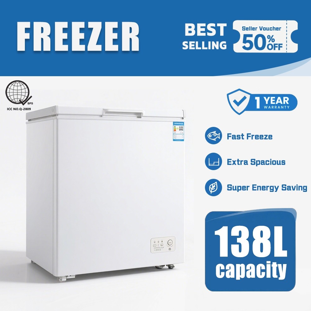 APELUX Freezer Inverter Small Freezer Refrigerator Household Energy ...