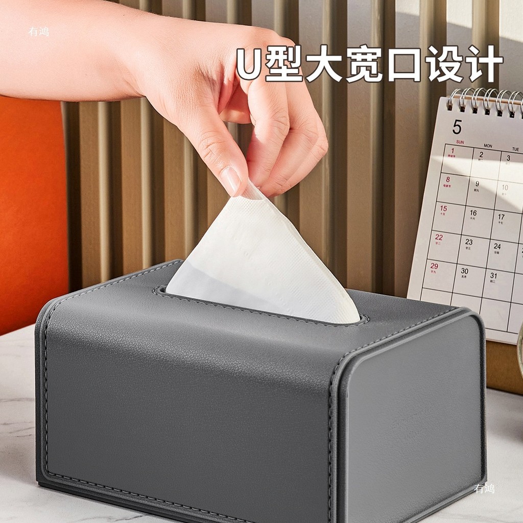 Tissue Box Paper Box Living Room Light Luxury Style Creative Napkin Box ...