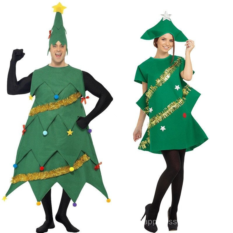 Cosplay Christmas Tree Themed Couple Suit - Perfect for Festive Fun ...