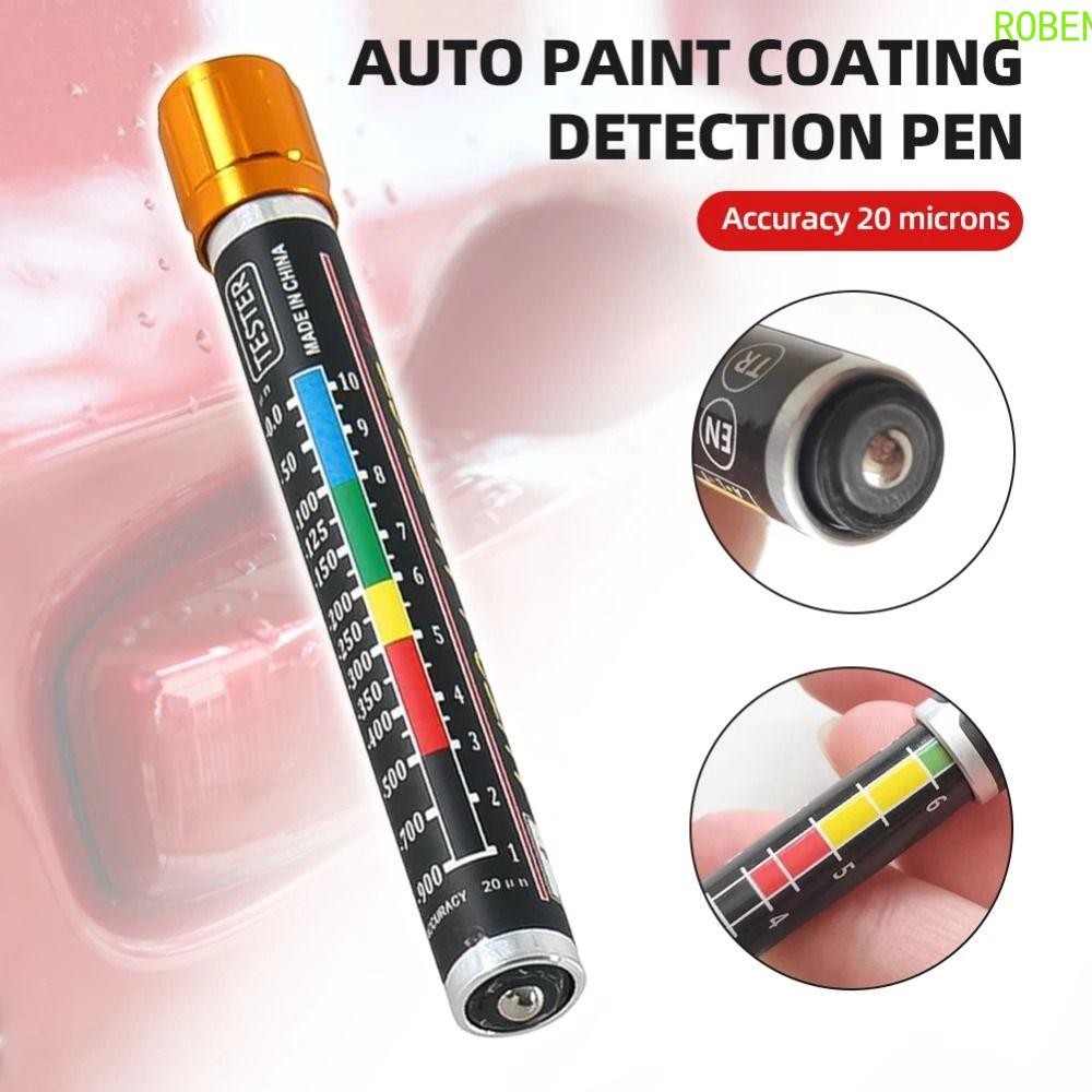 ROBEN Car Paint Thickness Tester Pen, with Magnetic Tip Plastic Car ...
