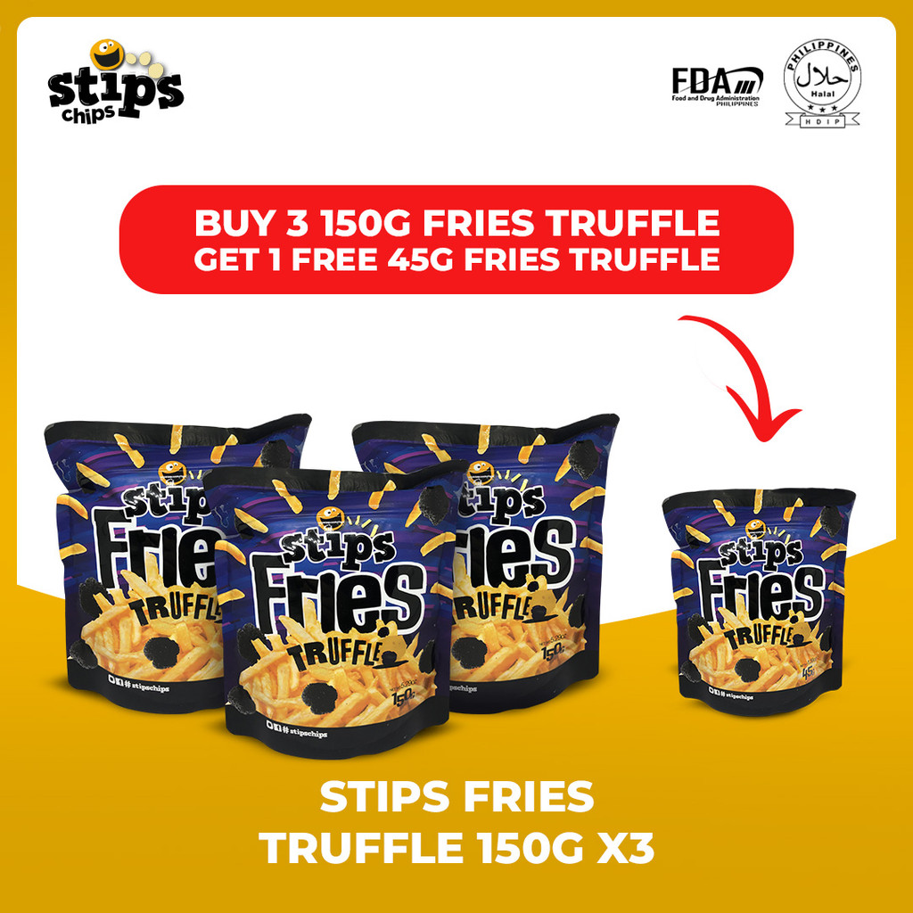 Buy 3 Big Truffle Fries + Get 1 Small Truffle (45g) Fries FREE ...