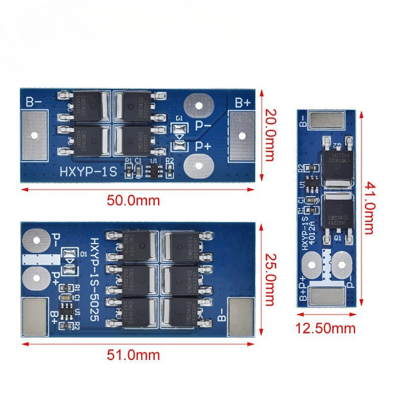 BMS 1S 12A 16A 24A 3.7V LiFePO4 Lithium Battery Protection Board 18650 ...