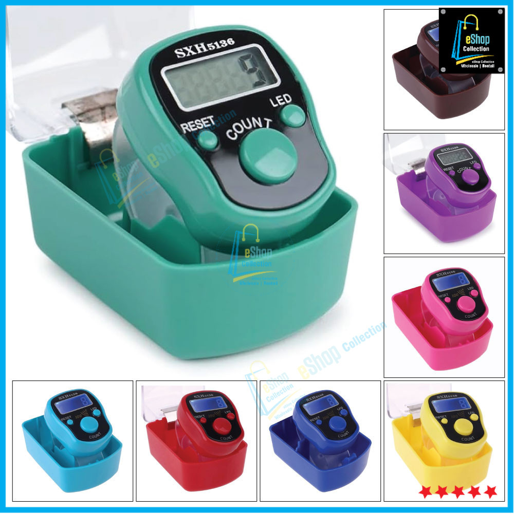 Finger Counter LED Digital Tally for Muslim LED Digit Number Finger ...