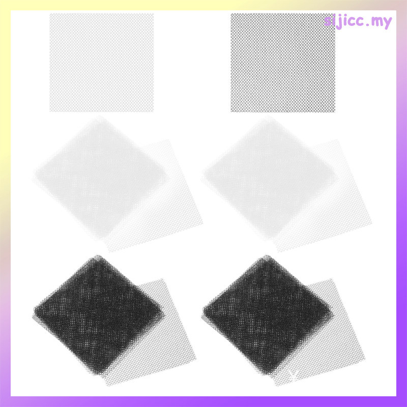 60pcs Eye Mesh Sheets: For Mask Making - 0.5mm Breathable Black And ...