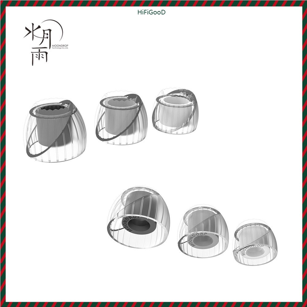 MoonDrop Spring Tips Acoustic Waveguide Double Support Structure ...