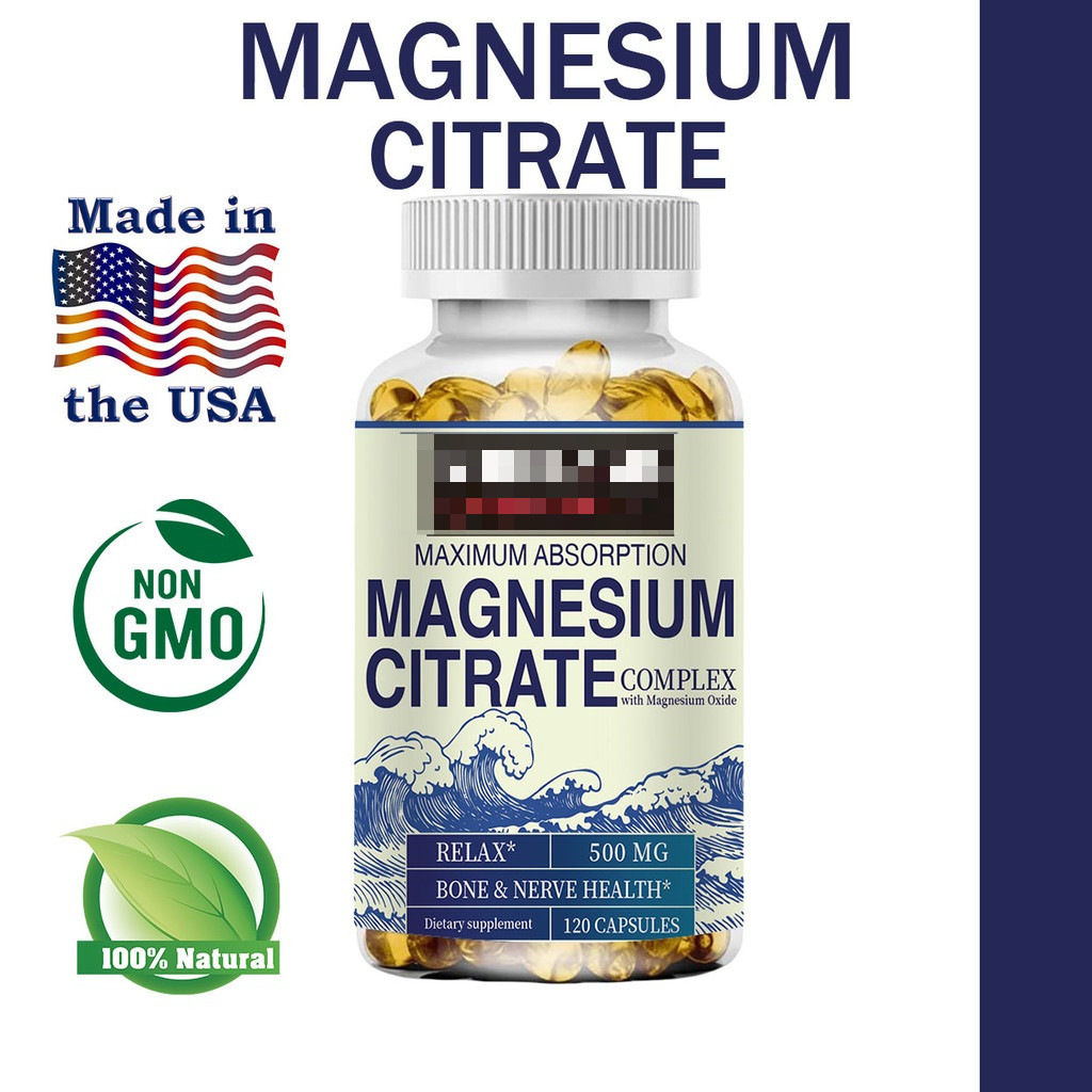 Magnesium Citrate Capsules – High Absorption, Supports Relaxation ...