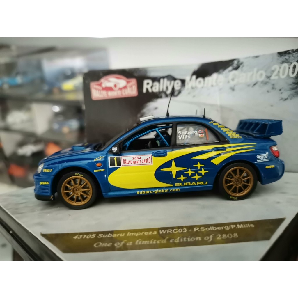 1/43 Vitesse Vitesse Vitesse Vitesse 2004 Monte Carlo Rally Subaru ...