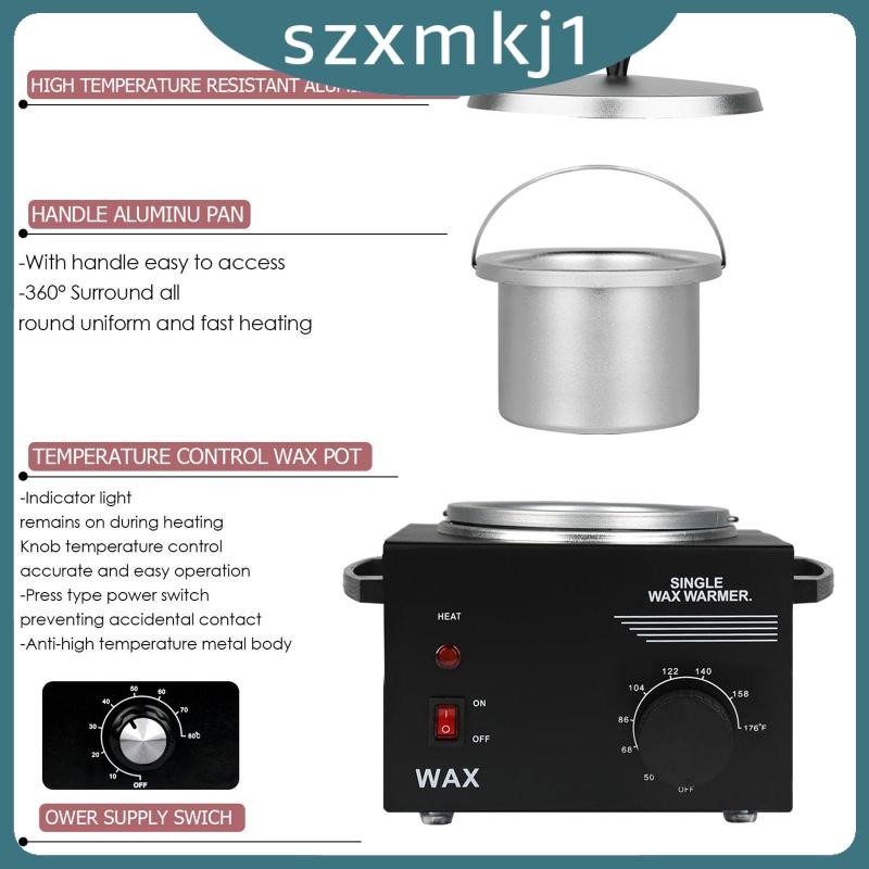 [Szxmkj1] Electric Wax Heater Wax Melter Warmer 100W Compact Fast ...