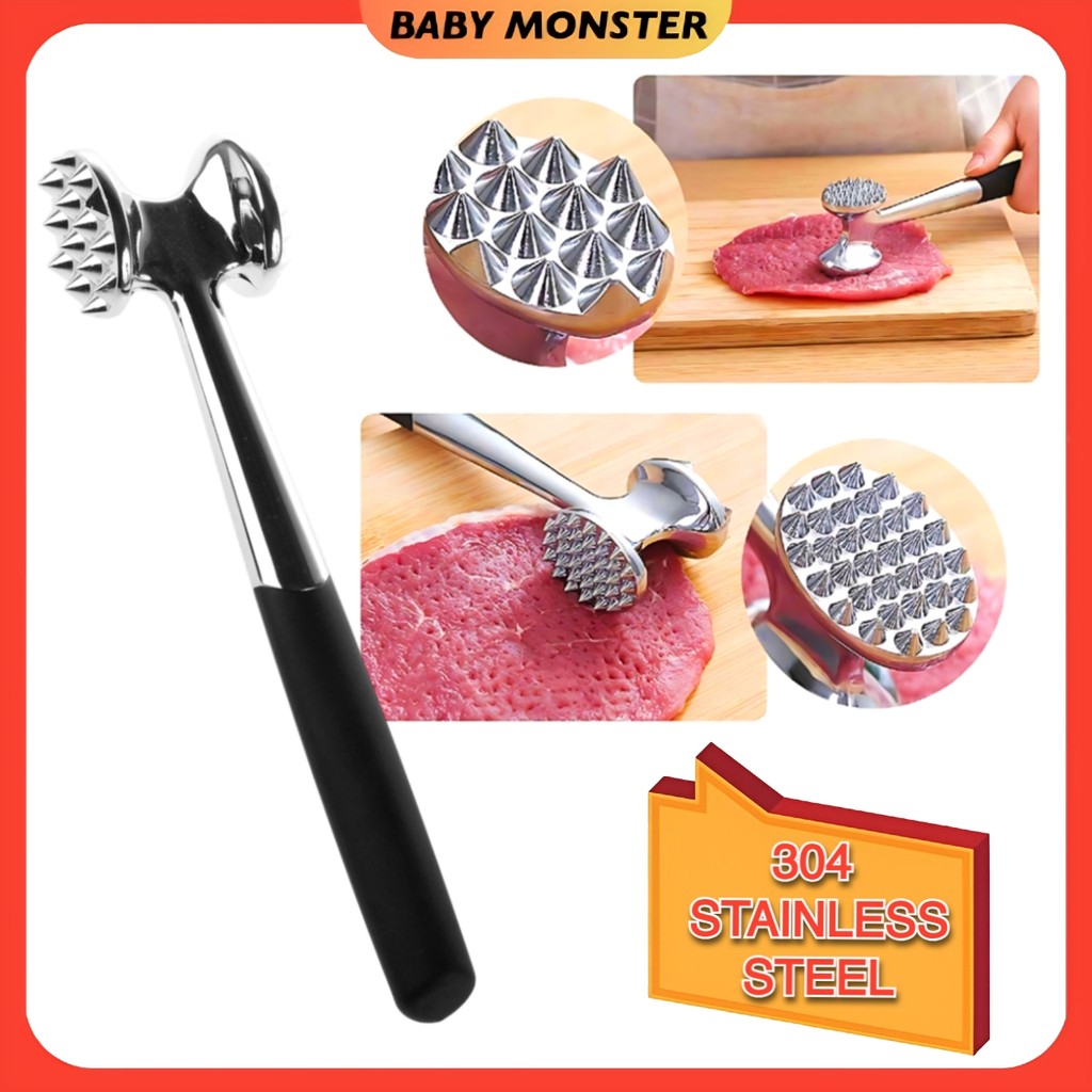 BMS Heavy Duty Double Sided Meat Tenderizer Hammer Meat Mallet Tukul ...