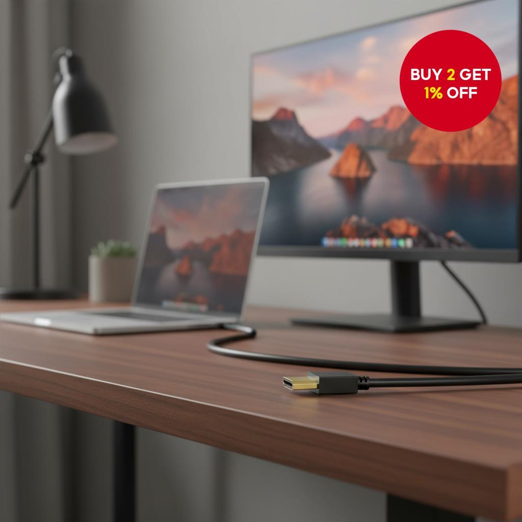 New Smart Device Laptop Power Cable HDMI Male to Female USB to HDMI ...