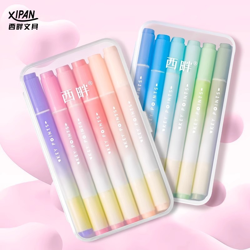 Westside Fluorescent Marker Pen Soft Tip Marker Pen Color Drawing Key ...