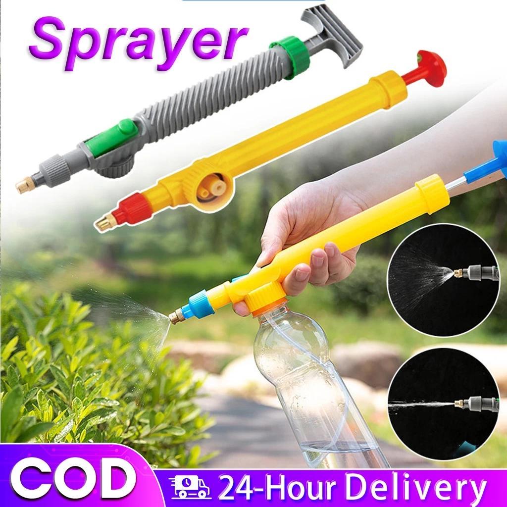 High Pressure Air Pump Manual Sprayer bottle Coke Adjustable Spray Head ...
