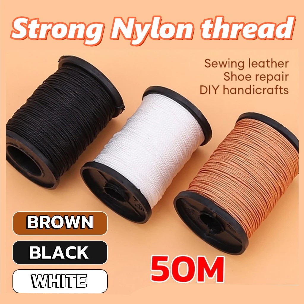 Nylon rope kite string wax thread sewing shoe thread Shoe Leather Craft ...