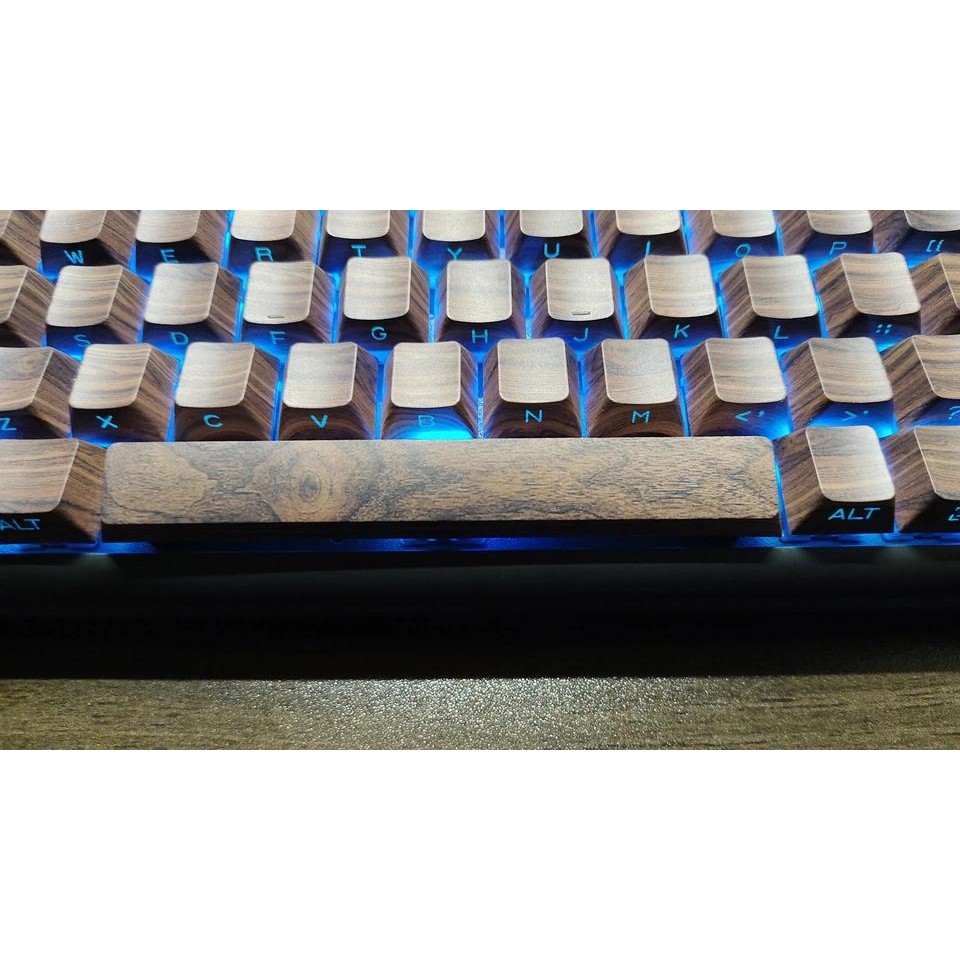 Walnut Keycaps 120 keys PBT Cherry / MOA Profile Five-sided Dye ...