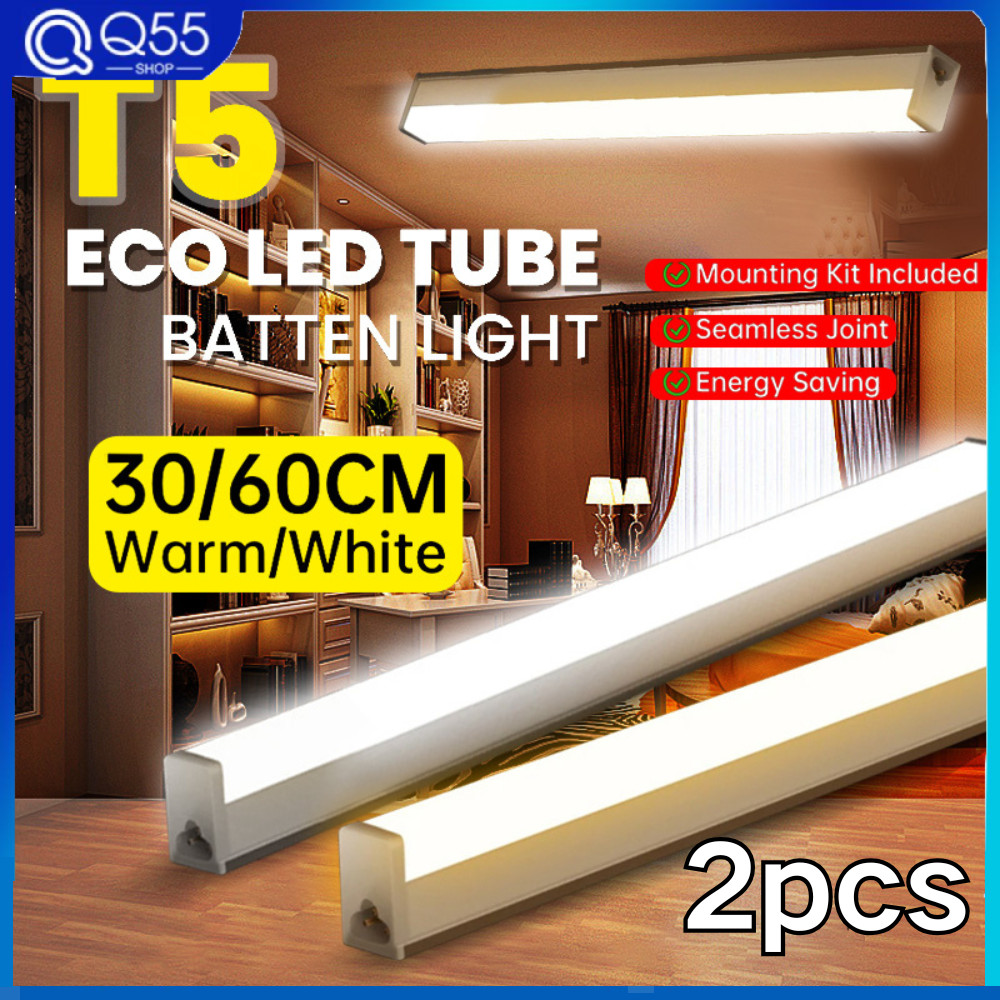 5/10W T5 LED Batten Tube Light Daylight Cabinet Light Wall Ligh For ...