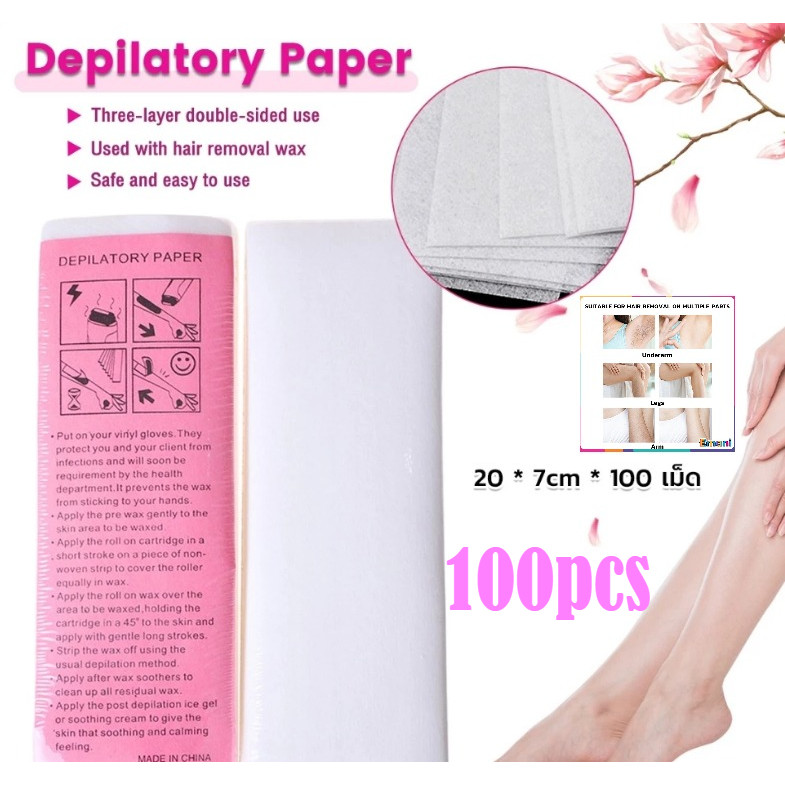 Hair Removal Wax Strips – Smooth, Painless Depilatory Pads for Shaving ...