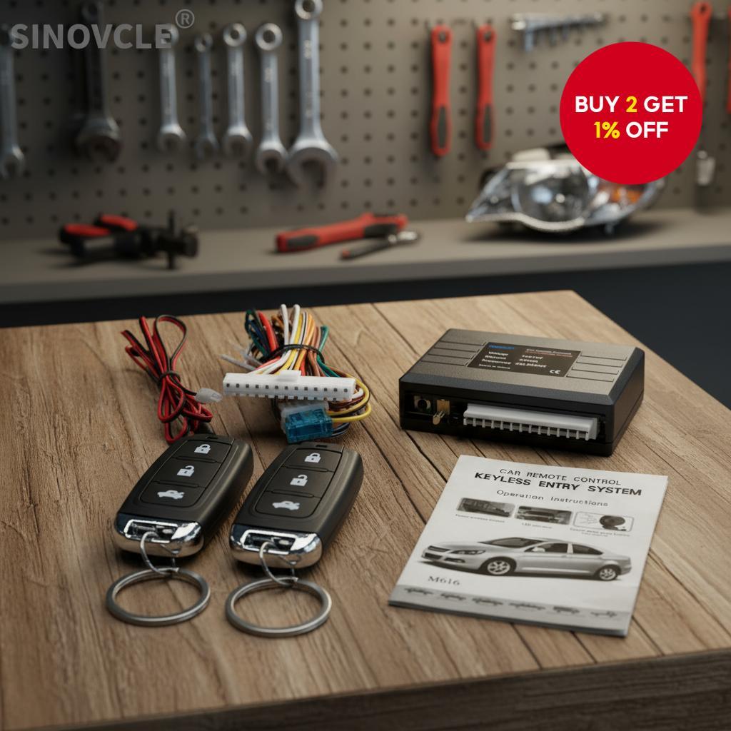 Universal Keyless Entry and Remote Central Locking Kit for 12V Cars ...