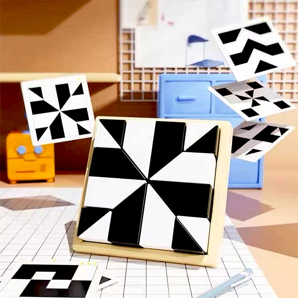 Wooden hidden block Puzzle board logical game for Gift-loot bag filler ...