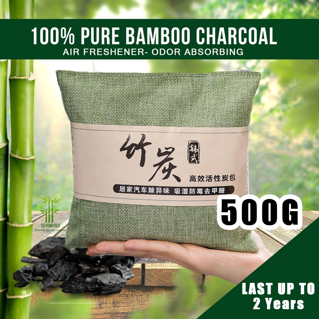 Activated Bamboo Charcoal Bag 100g/500g Odor Remover Air Purifying Bags ...