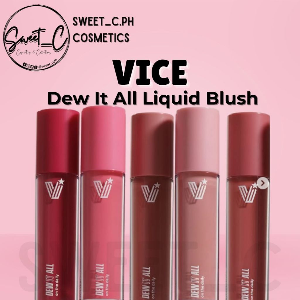 Vice Cosmetics Dew It All Liquid Blush | Shopee Philippines