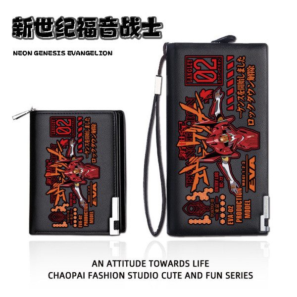 piso wallet cln wallet Evangelion Peripheral Wallet Student Short Card ...