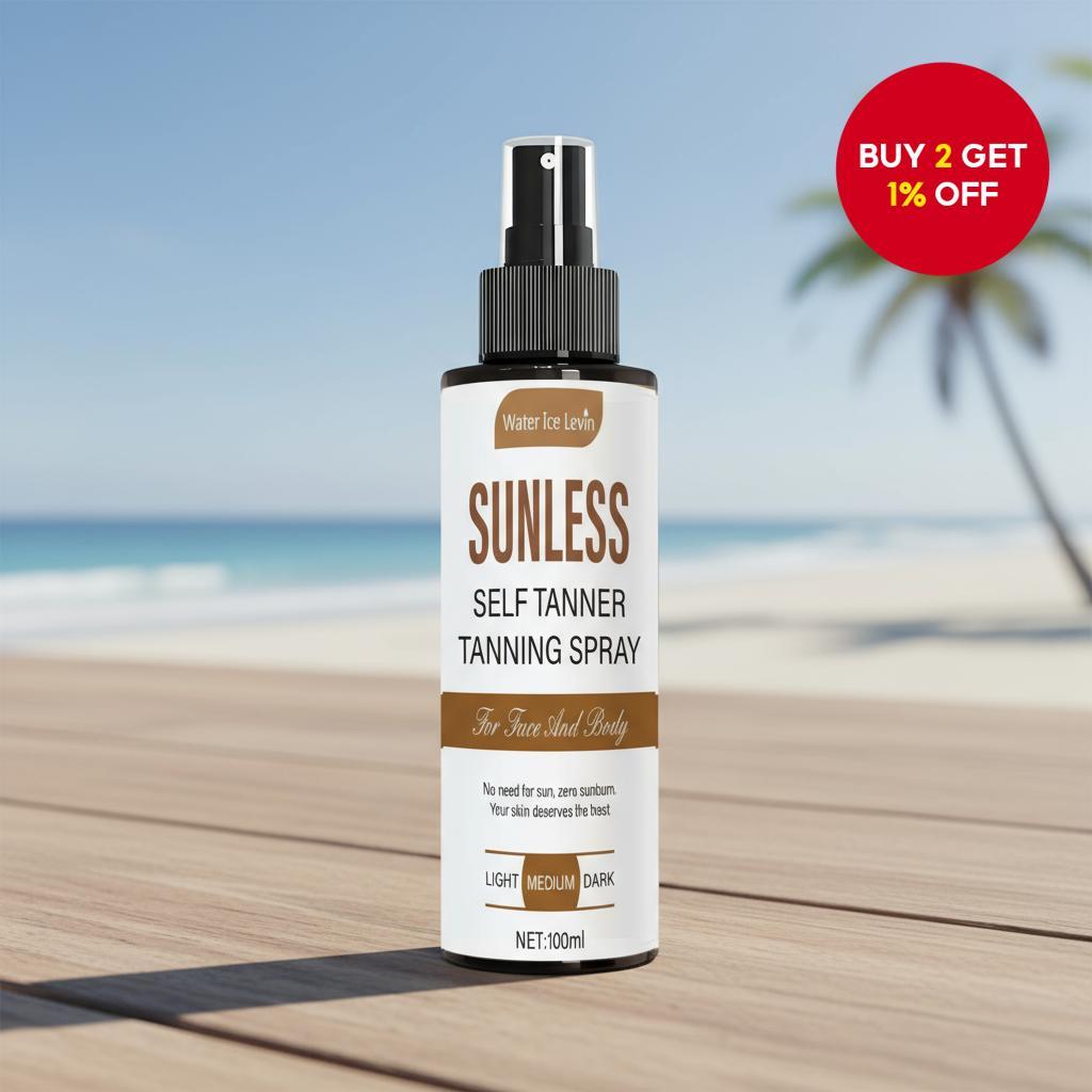 Coconut Scented Sunless Tanning Oil Spray - Fast Results, Long-lasting ...
