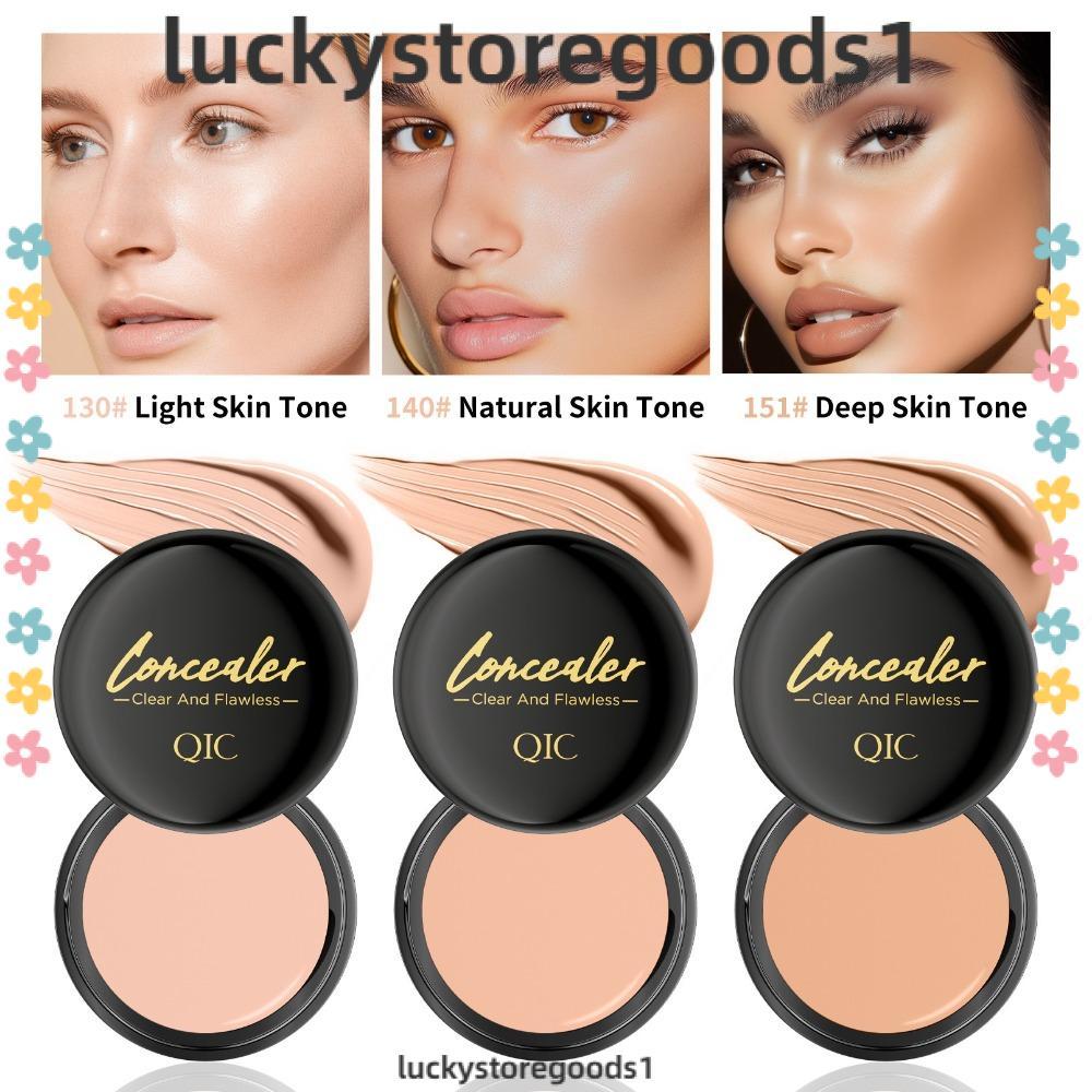 LUCKYSTOREGOODS Full Coverage Concealer, Waterproof Natural Foundation ...