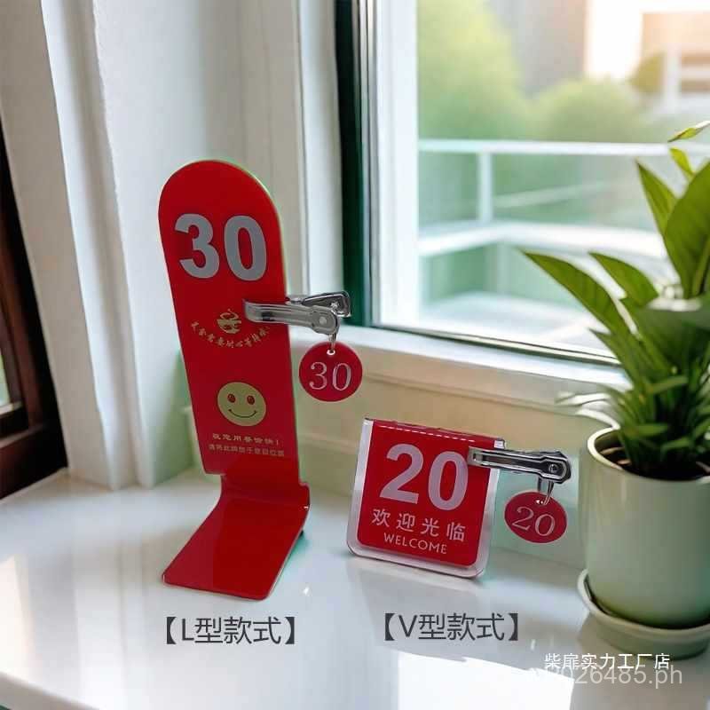 Queue Number Plate Restaurant Table Number Sign Digital Table Sign 3SBT ...