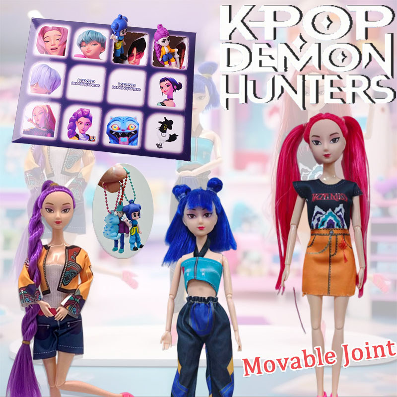 Rumi KPop Demon Hunters Movable Joint Model Gifts Saja Boys Surprise ...
