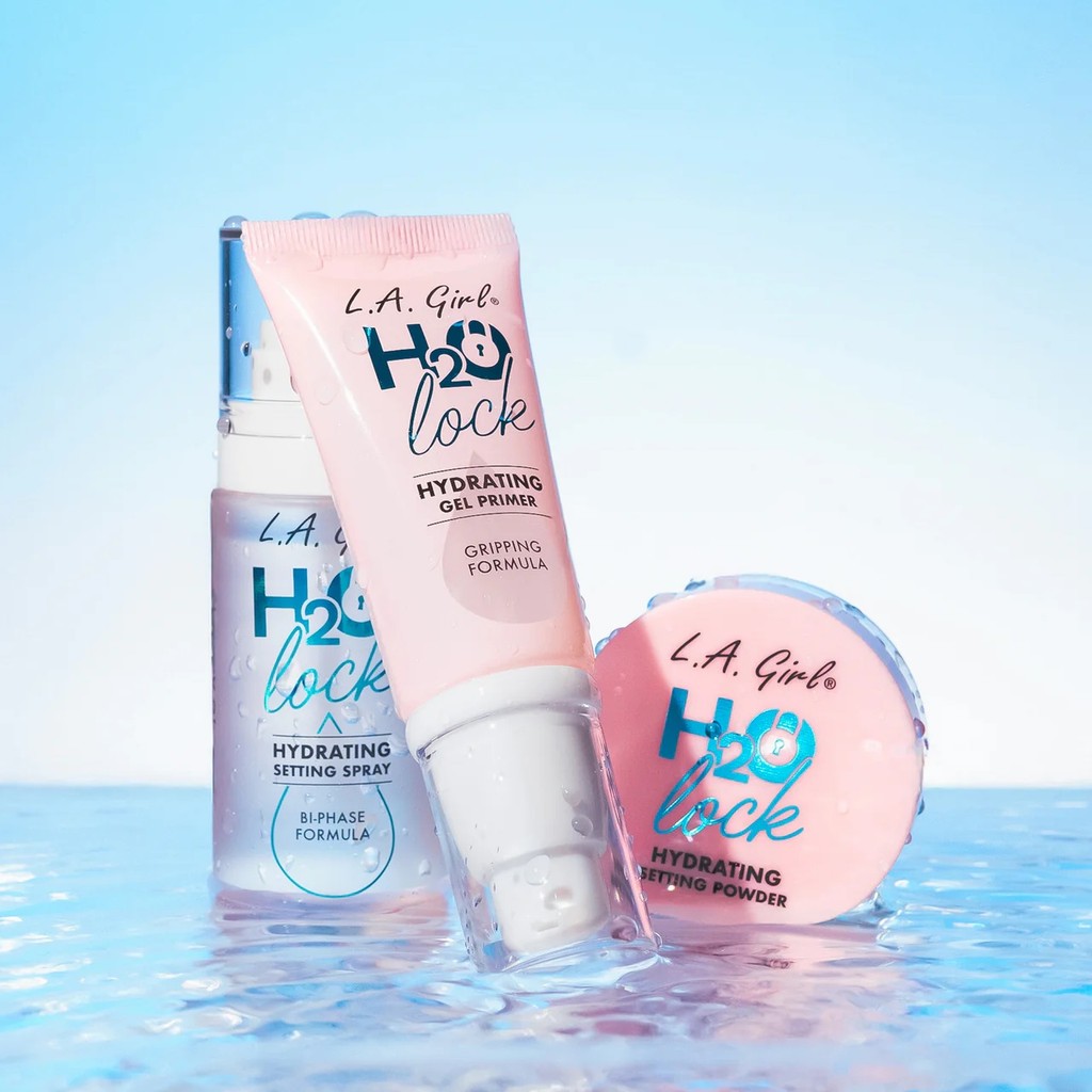LA Girl H2O Lock Setting Spray | H2O Lock Setting Powder | H2O Gel ...