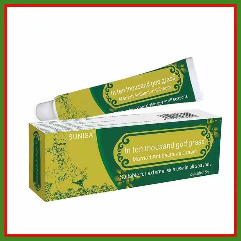 SUNISA Millennium Grass Ointment Cream Skin Care 15g （GreenWhite ...