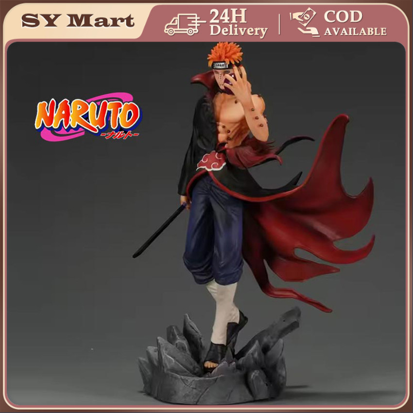 SYMart 24cm Anime Naruto Figure Pain Figurine PVC Statue Model Doll ...