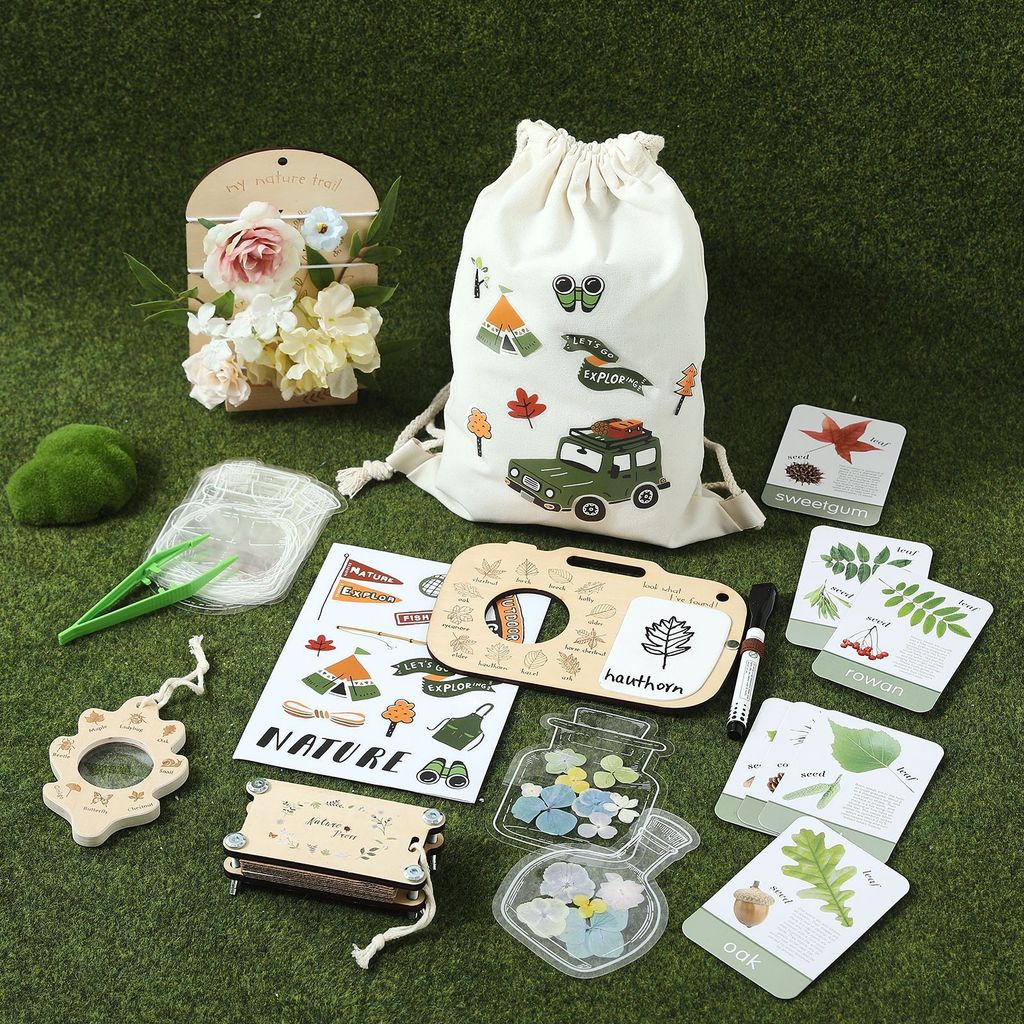 Montessori Nature Explorer Leaf Study Kit – Outdoor Science Discovery ...