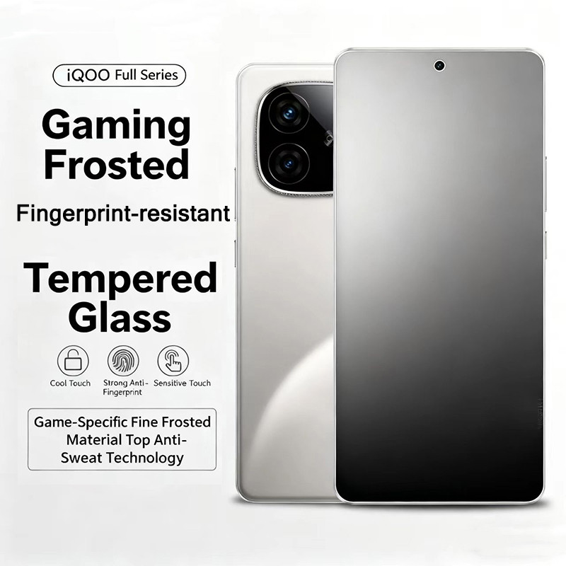 Matte Tempered Glass Screen Protector For iQOO 13 12 Neo10 Z10 Z9 Turbo ...