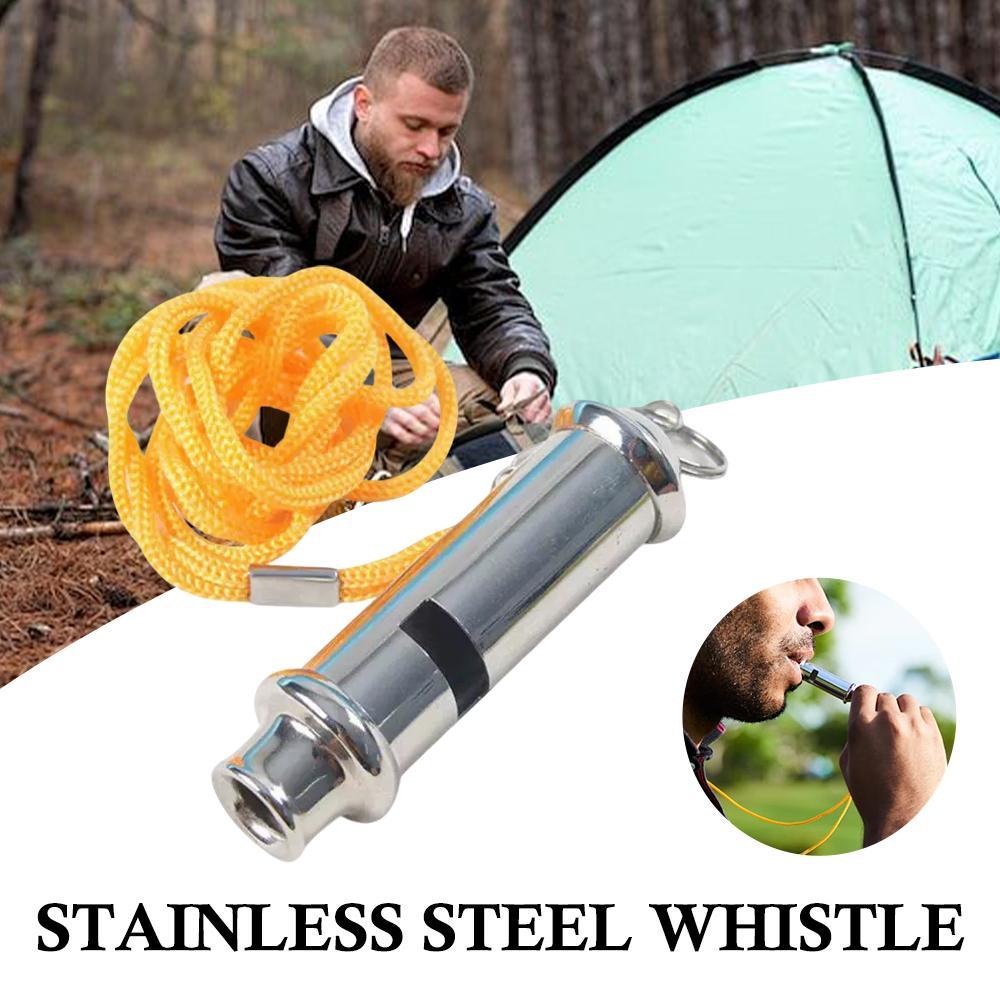 Stainless Steel Whistle Security Metal Whistle High Frequency Large ...