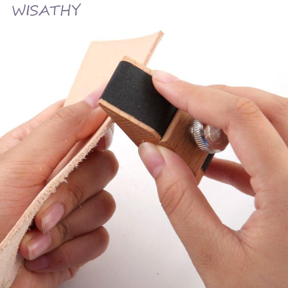 WISATHY Board Sandpaper Holder, Wooden Grinding Clip Sandpaper Grinding ...