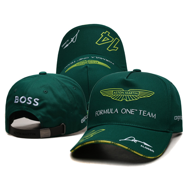 F1 car hat Aston Martin Alonso cap Outdoor team baseball cap men's and ...