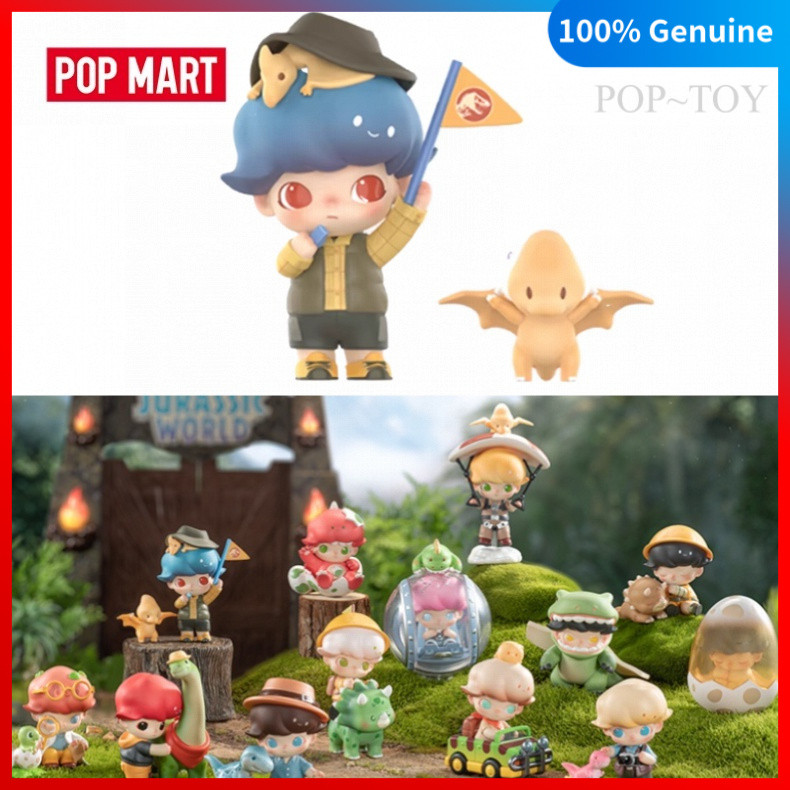POPMART DIMOO Jurassic World Series pop mart blind box figures gift ...
