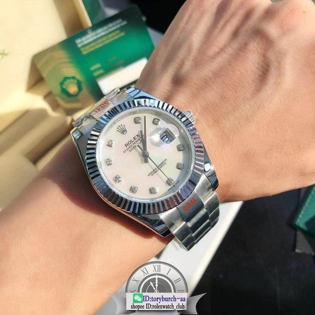 Rolex oyster perpetual datejust runway analog watch men's automatic ...
