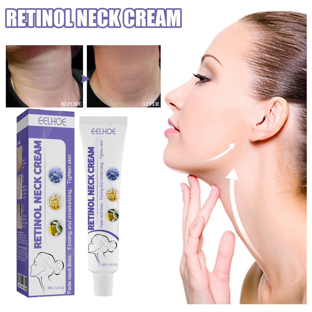 40g retinol neck cream, neck massage to reduce neck wrinkles ...