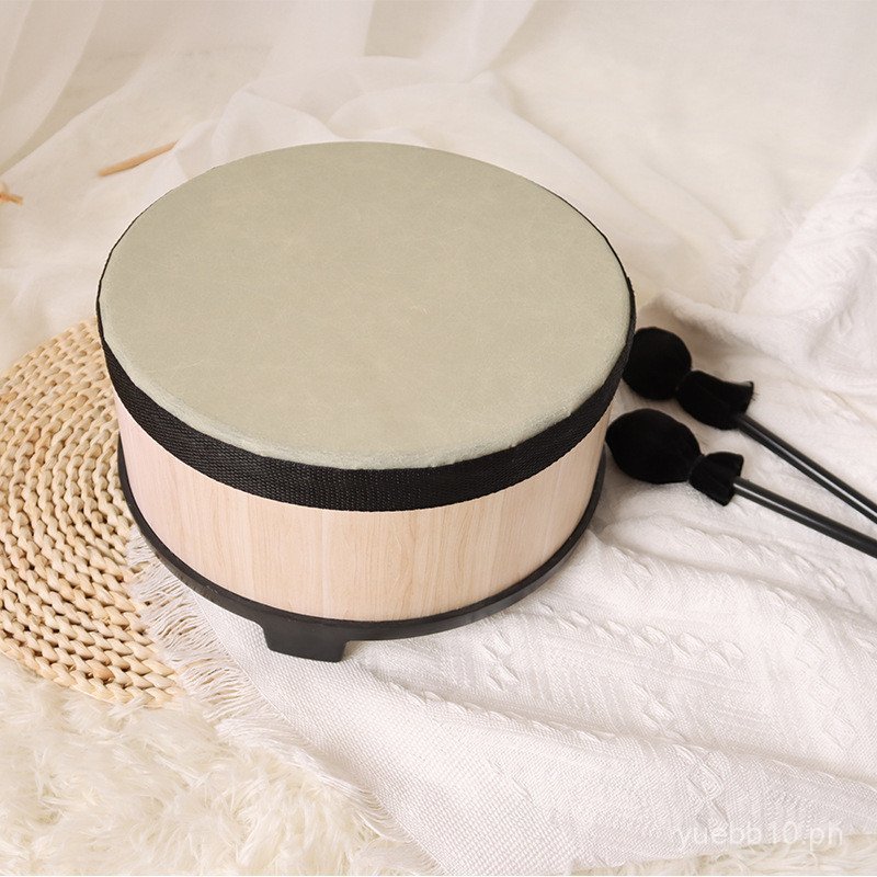 Bass Drum Wooden Sheepskin Floor Drum Music drum Clap Hands Fabric ...