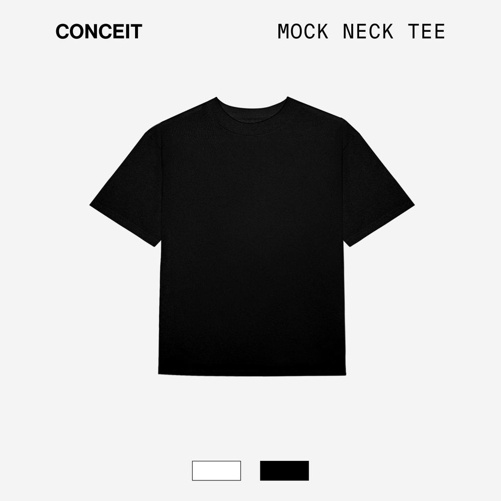 CONCEIT Mock Neck Slim Fit Crop Shirt Menswear | Shopee Philippines