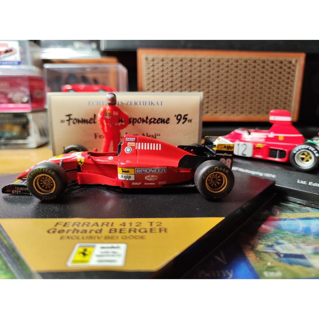VITESSE F1 Car Model 1: 43 Ferrari Ferrari 412 T2 Borg Gerhard Berger ...