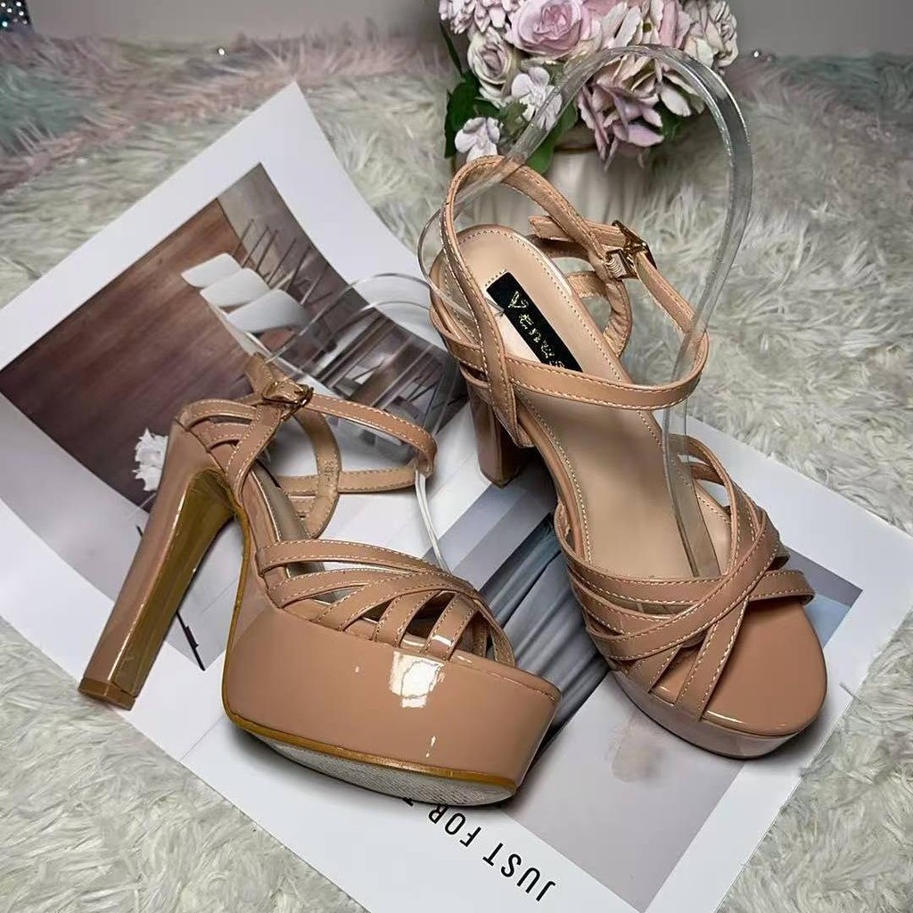 Beauty Contest Model High Heels Pageant Shoes Glossy 5.5 Inches Heels ...
