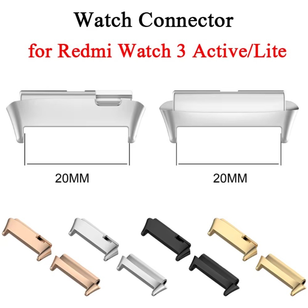 1 pair Adapter for Redmi Watch 3 Active 20mm Watch Band Connector for ...