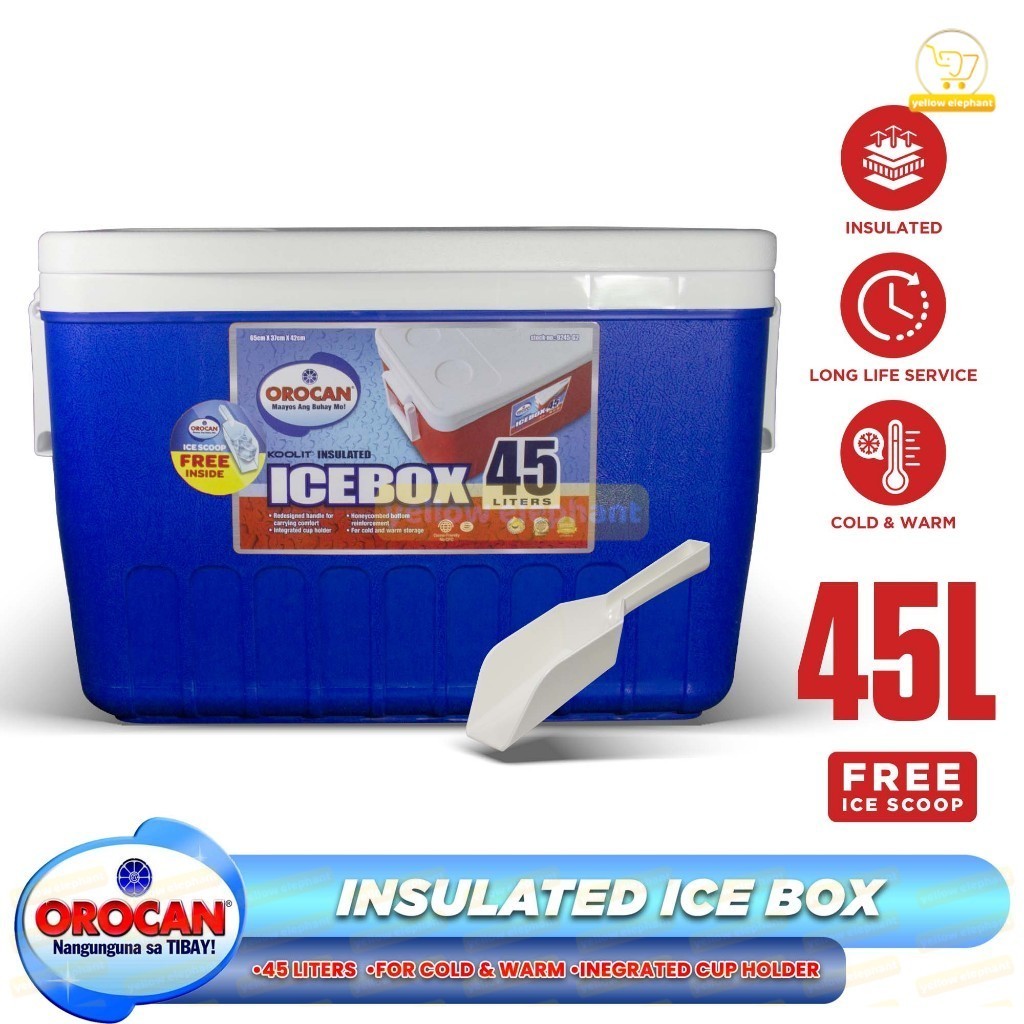 Orocan Icebox 45 & 30 Liters Insulated Ice Box | Shopee Philippines