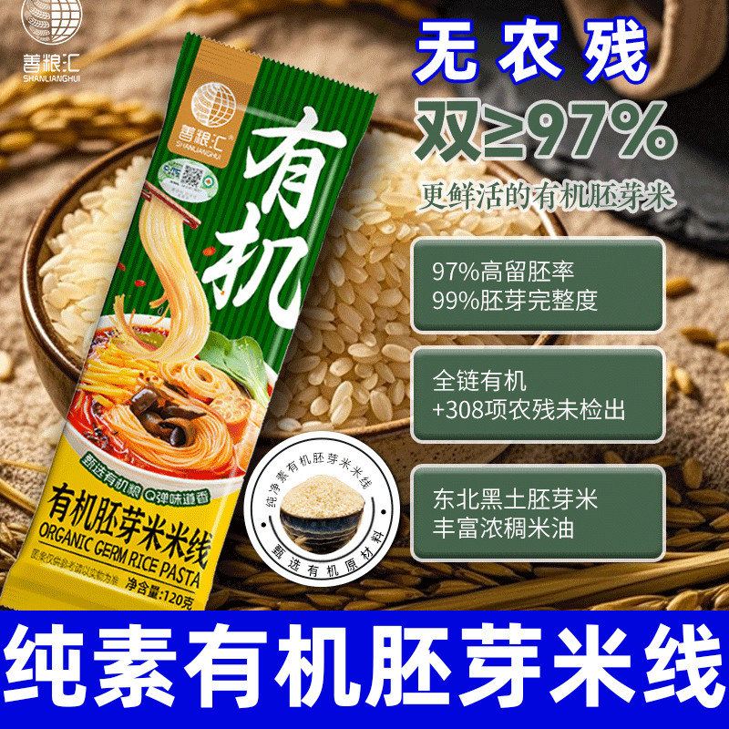 Vegan Rice Noodles Organic Germ Rice Noodles No Pesticide Residues No ...